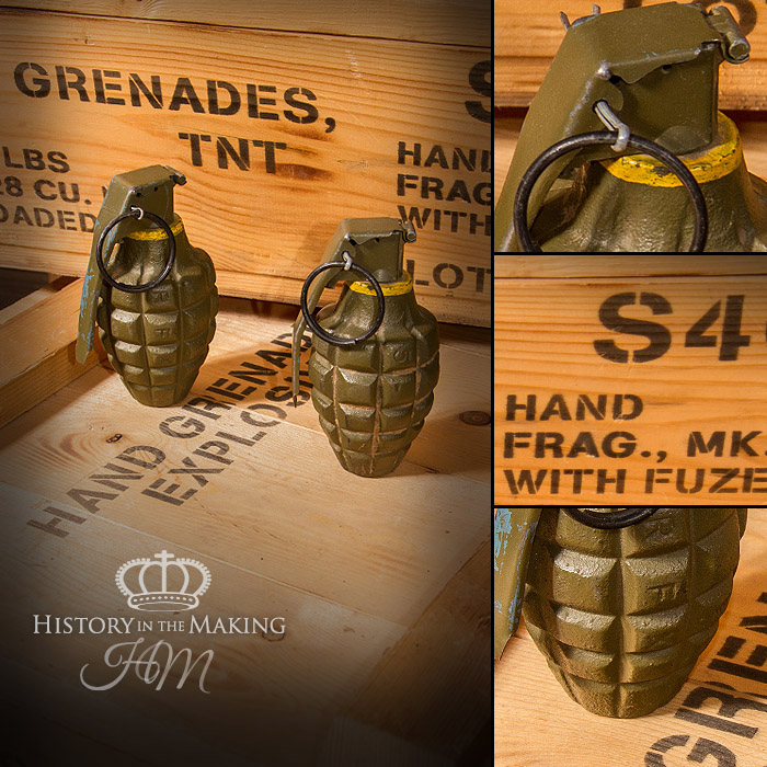 American Hand Grenades - Inert - History in the Making