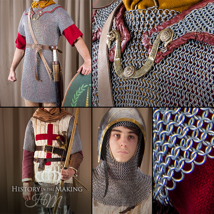 Mild Steel Chain Mail for hire - History in the Making