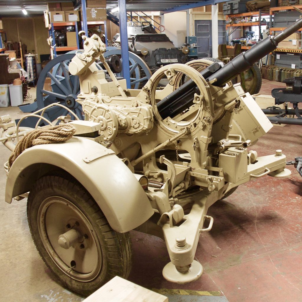 German Flak 38- 20mm anti aircraft gun-Full Automatic- Live Firing ...