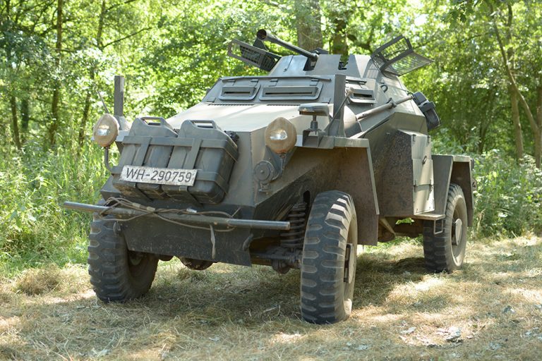 German 1939 Sdkfz 222 Armoured Car- replica - History in the Making