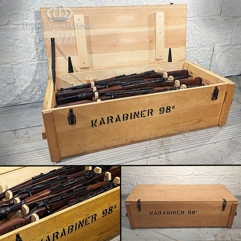 Reproduction WW2 German K98 (Karabiner 98) Rifle Transit Crate ...