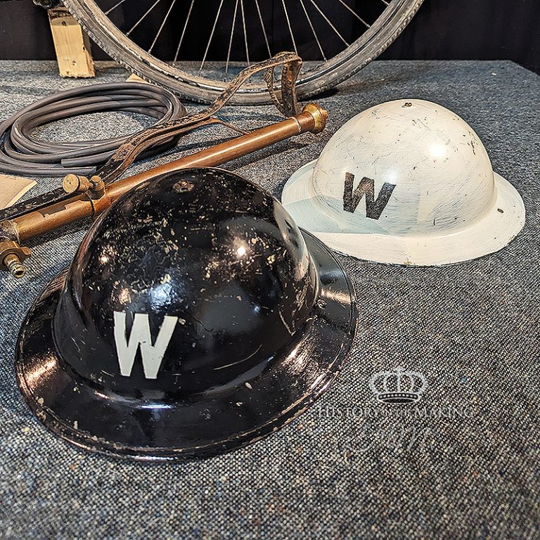 1939 Air Raid Wardens Helmets- Black or White paint finish - History in ...