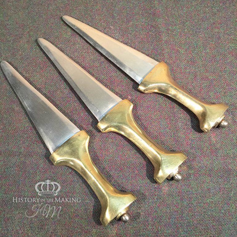 Bronze Age Daggers- Brass and Alloy construction - History in the Making