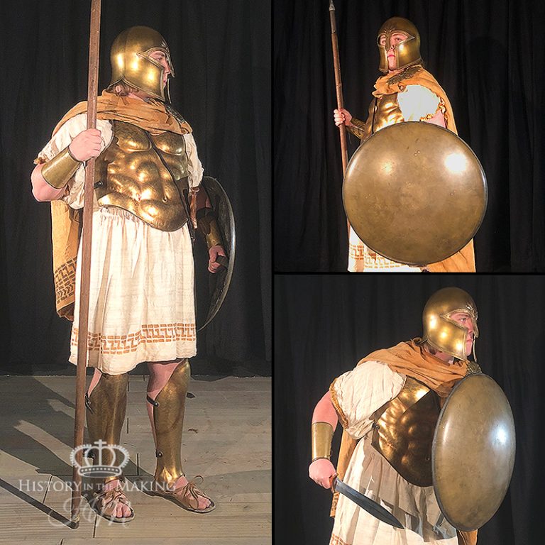 Greek Hoplite Costume- Polyurethane Armour - History in the Making