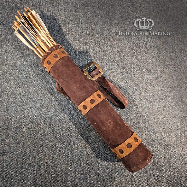 Soft Suede Leather Arrow Quiver-Tube Type- Cruciform design - History ...