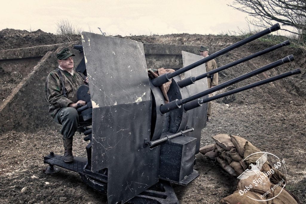 1939 German Flakvierling 38 quad Anti Aircraft Gun Mount- Film Prop ...